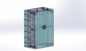 How do you calculate injection mold tonnage?