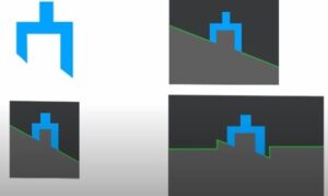 What is the difference between a parting line and a parting surface?