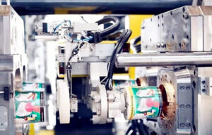 IML injection molding process