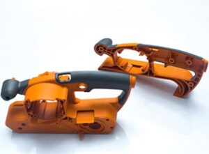 Two color injection molding process