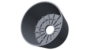 How do you design a rib for plastic products?