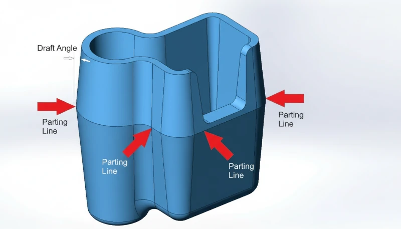 Parting Line vs Parting Surface: An Engineer's Guide