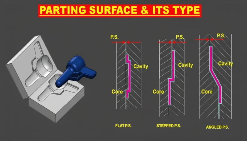 Parting Line vs Parting Surface: An Engineer's Guide